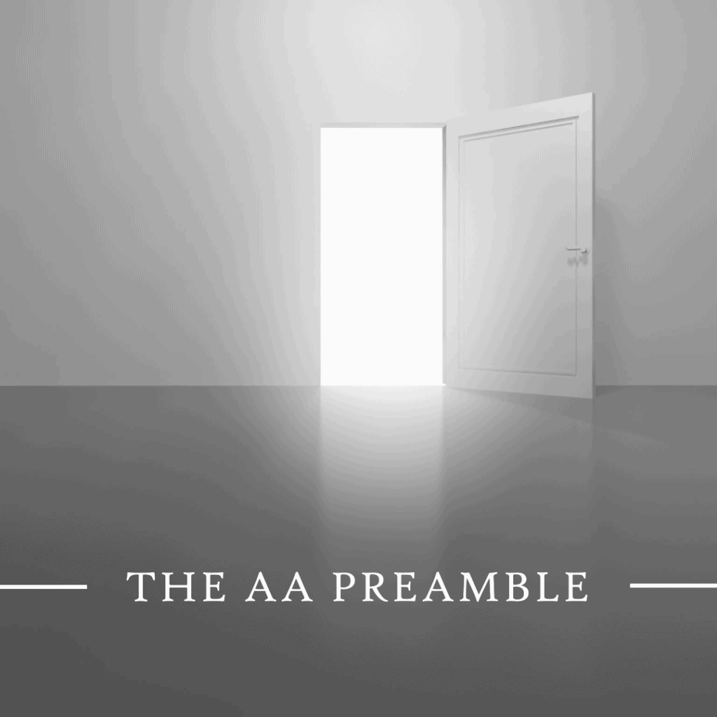 AA Preamble - Drug Rehab Utah -Liberty Addiction Recovery